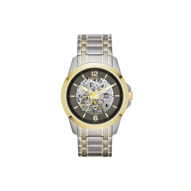 Relic - Relic by Fossil Men's Cameron Automatic Stainless Steel Silver ...