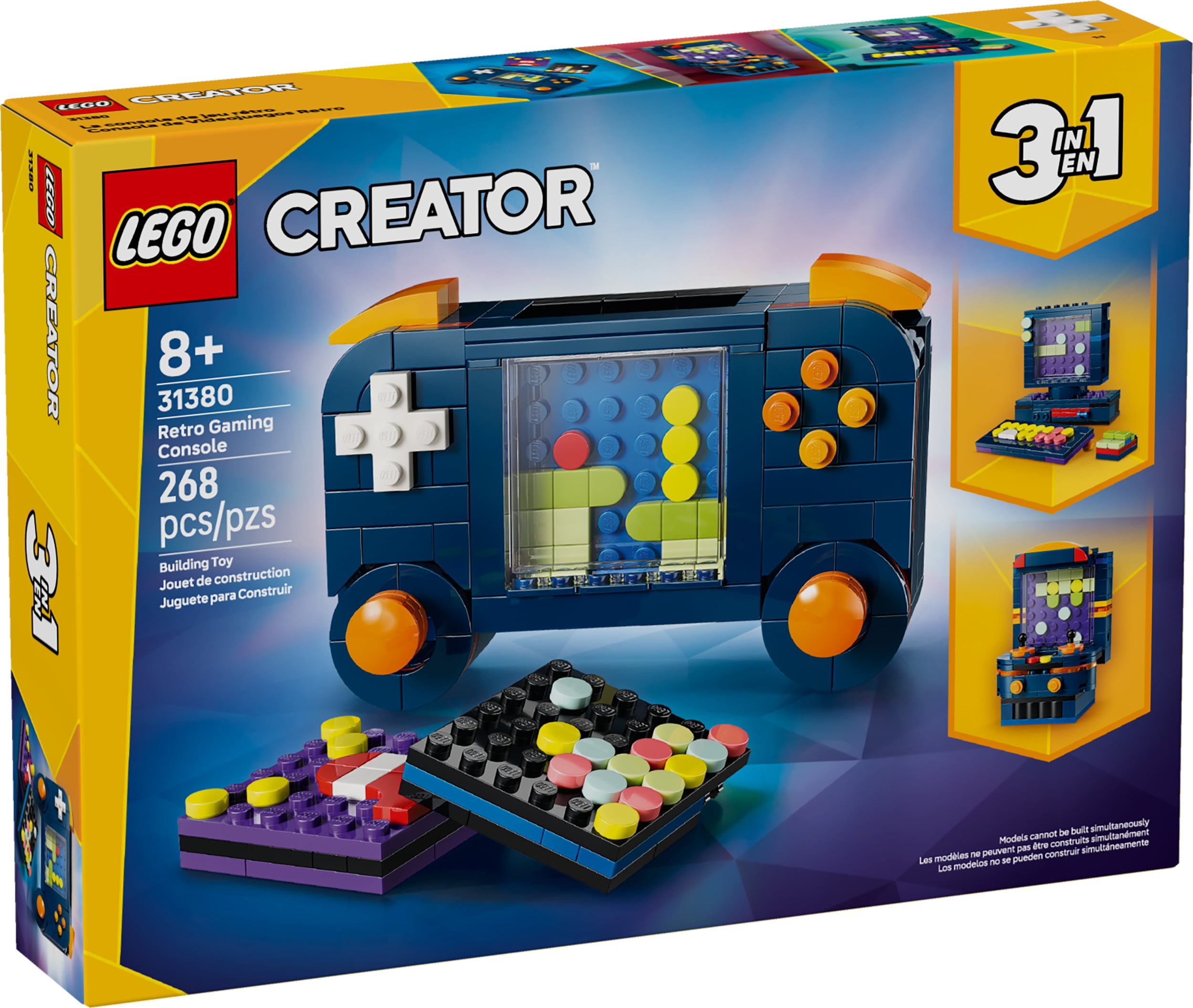 LEGO Creator 3 in 1 Retro Gaming Console Building Toy for Boys & Girls ...