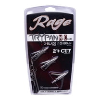 Rage Hypodermic NC Broadhead, 2-Blade Archery Field, 3-Pack - Walmart.com