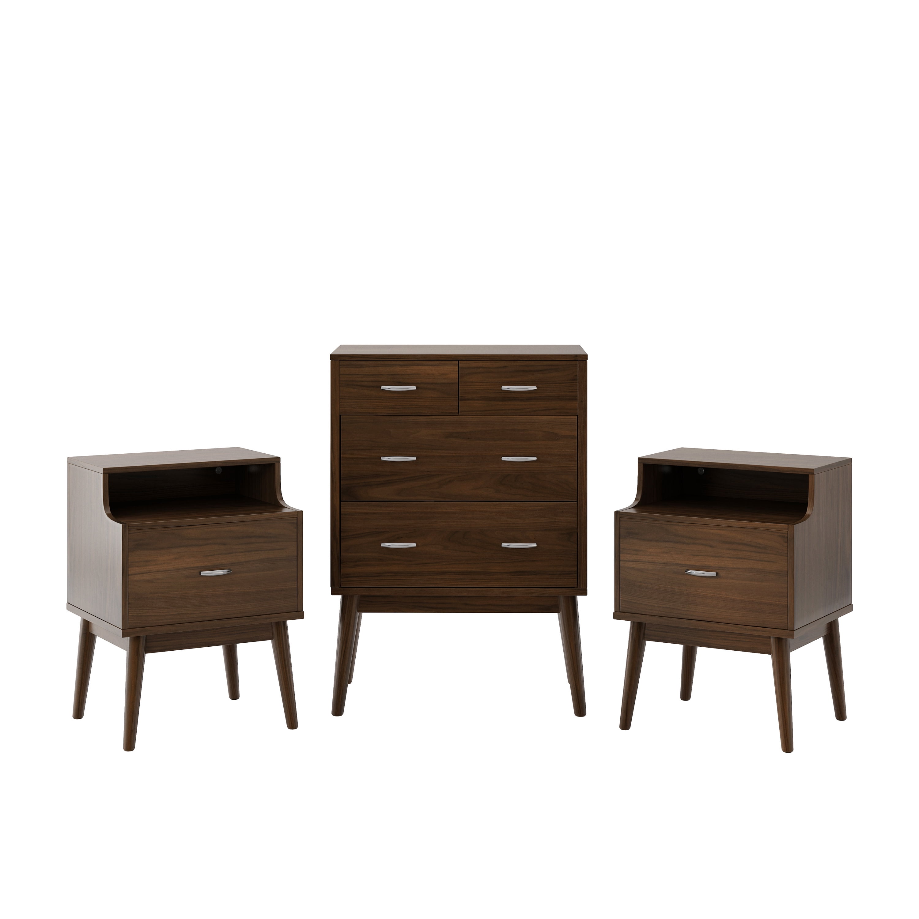 3 Piece Dresser And Nightstand Set