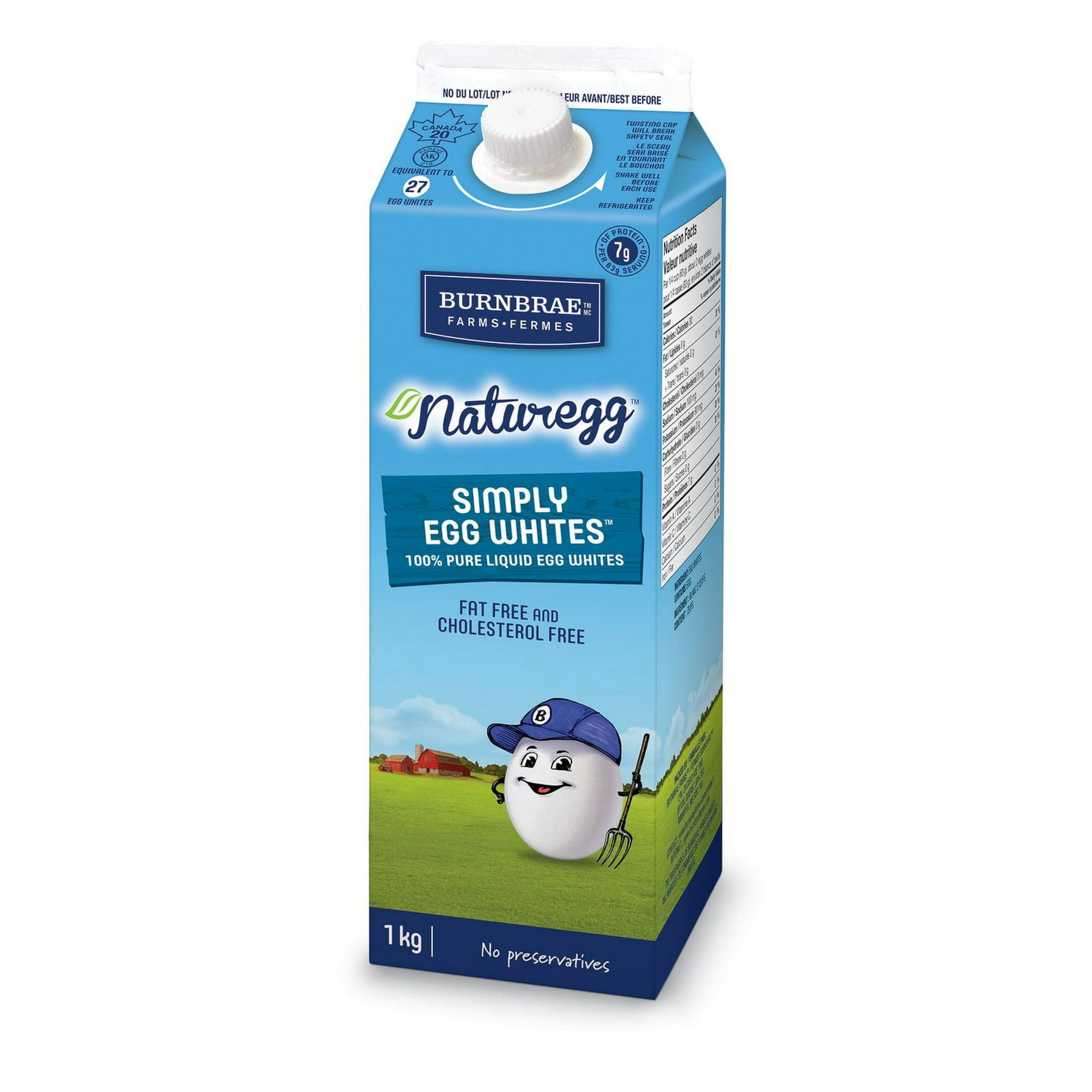 Click here for Burnbrae Farms Naturegg Simply Egg Whites 1 Kg prices