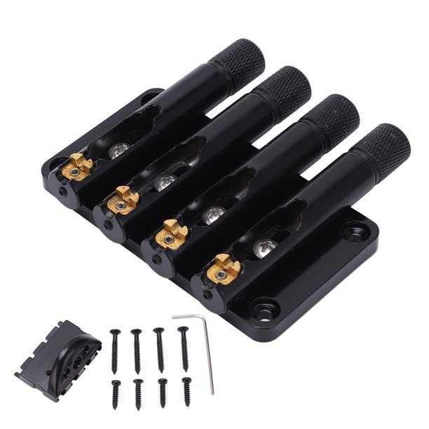 Bass Tailpiece, 4 String Bass Bridge Replacement For Electric Guitar ...
