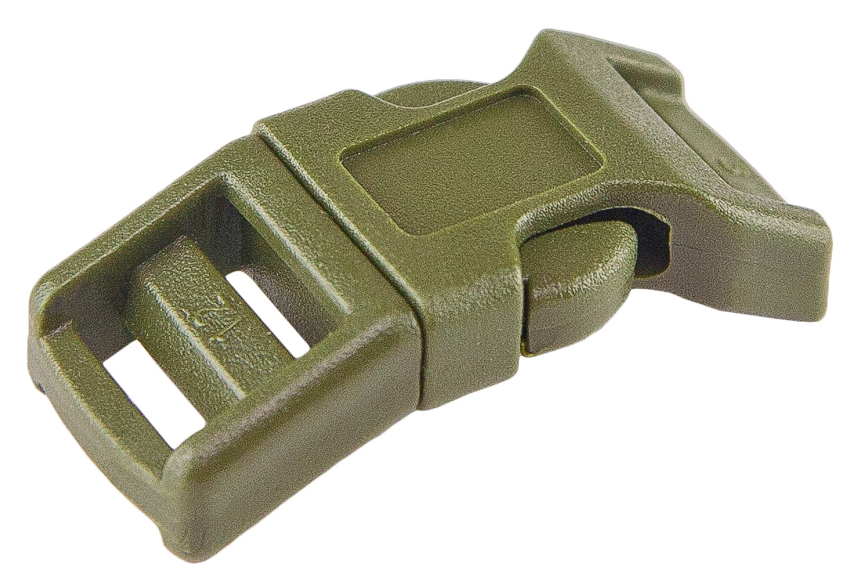 50 - 1/2 inch Olive Drab Green Economy Contoured Side Release Plastic ...