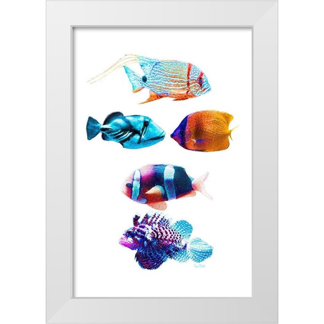 Murdock, Ramona 17x24 White Modern Wood Framed Museum Art Print Titled ...