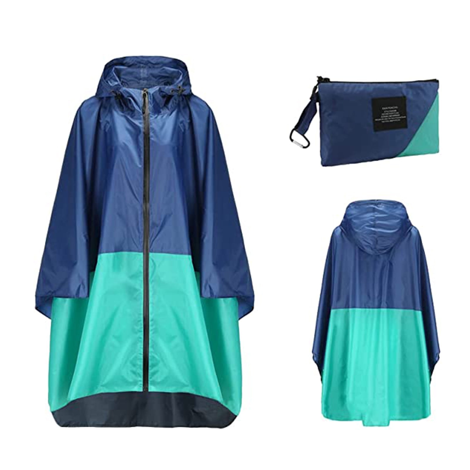 purcolt Women's Rain Poncho Waterproof Lightweight Reusable Printing ...