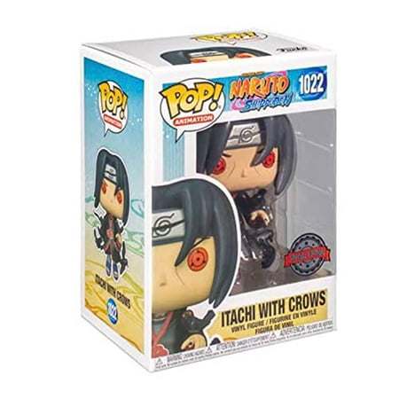 Funko POP Animation Naruto Shippuden Itachi with Crows Exclusive Pop Vinyl Walmart