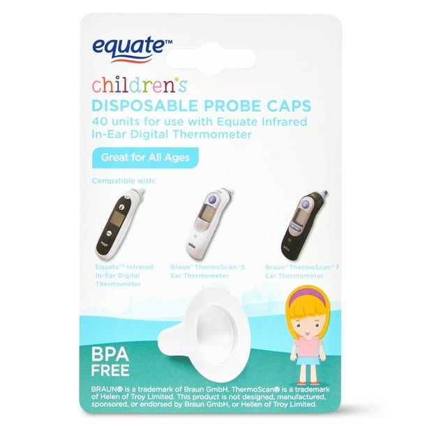 Equate Children's Disposable Probe Caps, 40 Count - Walmart.com