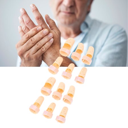 Finger Splint, Finger Stabilizer 6 Different Sizes 12pcs for Repairing ...