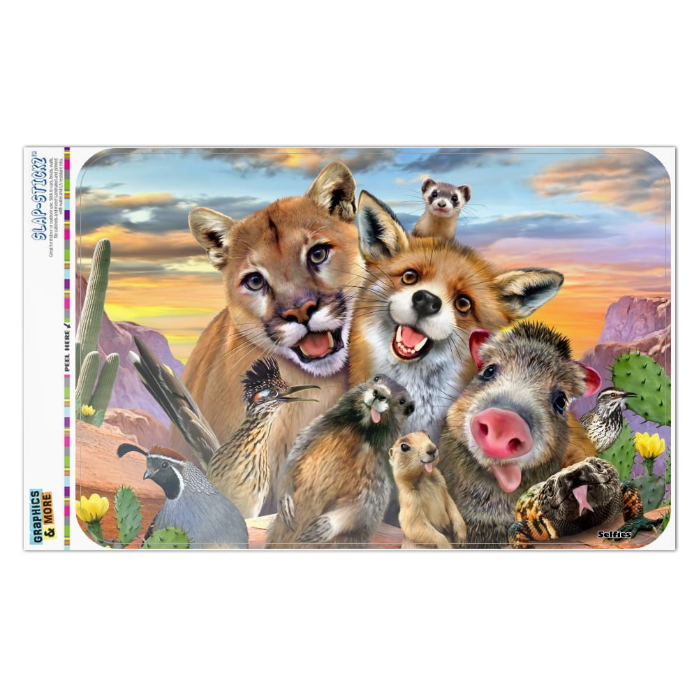 Southwestern Animals Selfie Cougar Fox Roadrunner Prairie Dog Home ...