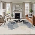 Abstract 6x9 Rug for Dining Room Table and Chair Setup, Ink Painting ...
