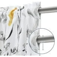 Alishomtll Floral Pattern Kitchen Valance Curtains, Yellow, 52W x 18L, Rod Pocket Window Curtain ...