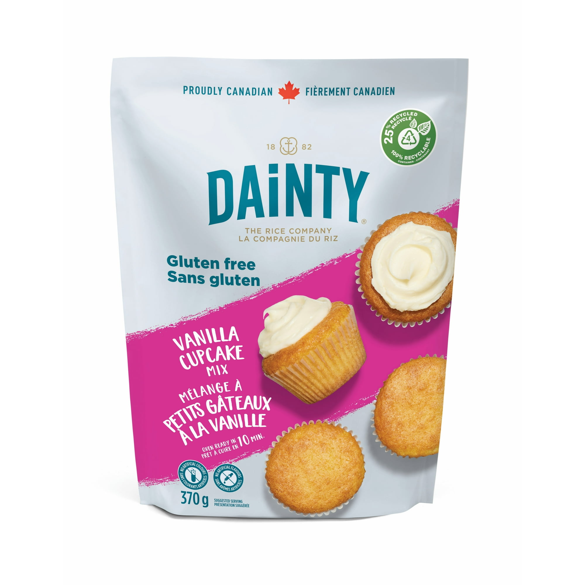 Click here for Dainty Foods Vanilla Cupcake Mix prices