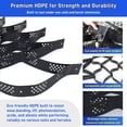 49.5x6.5 FT 3" Thick Geo Gravel Grid – Heavy Duty Stabilization w ...