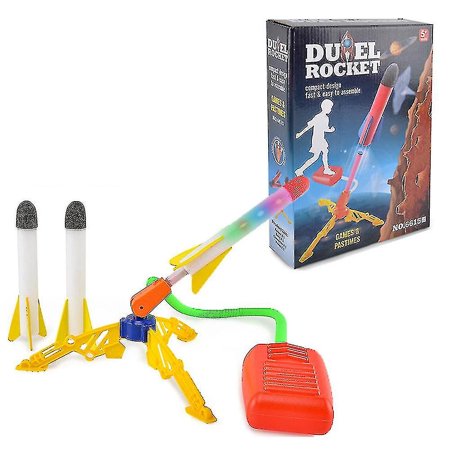 Rocket Launcher For Kids Shoots Up To 120 Feets With Sturdy Stomp Laun ...