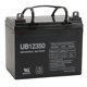 Leoch LP12-35 12V 35Ah UPS Battery - This Is an AJC Brand Replacement ...