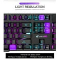 Wireless Rechargeable Gaming Keyboard and Mouse Combo Set with Colorful ...
