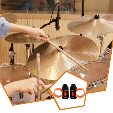 Pack of 2 Silicone Drum Stick Controllers Non-slip Playing Hands ...