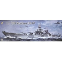 Very Fire VF350913 1/350 Scale USS Navy Battleship BB-67 Montana Ship ...