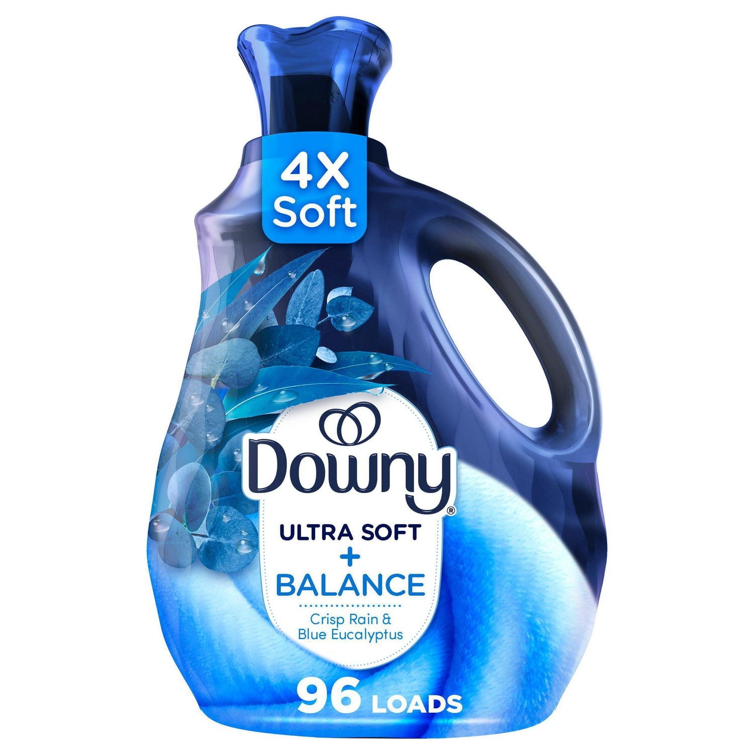 Downy Ultra Soft Plus Fresh Fabric Softener Liquid, Balance, Crisp Rain ...