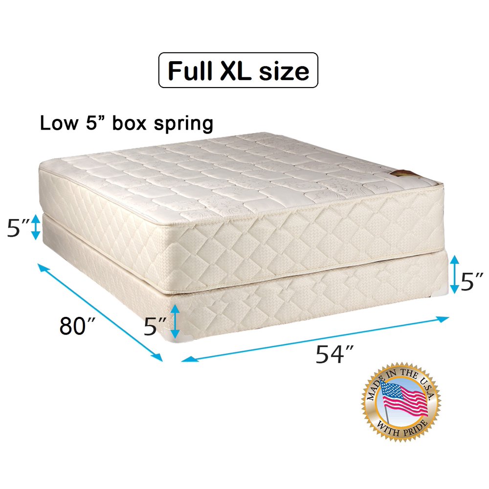 Dream Sleep Grandeur Deluxe Full XL Size Mattress And Low 5 Height Box dream-sleep-grandeur-deluxe-full-xl-size-mattress-and-low-5-height-box