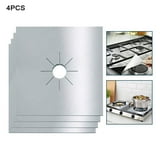 4Pcs Set Gas Stove Protectors Cooker Cover Liner Clean Mat Pad Gasstove ...