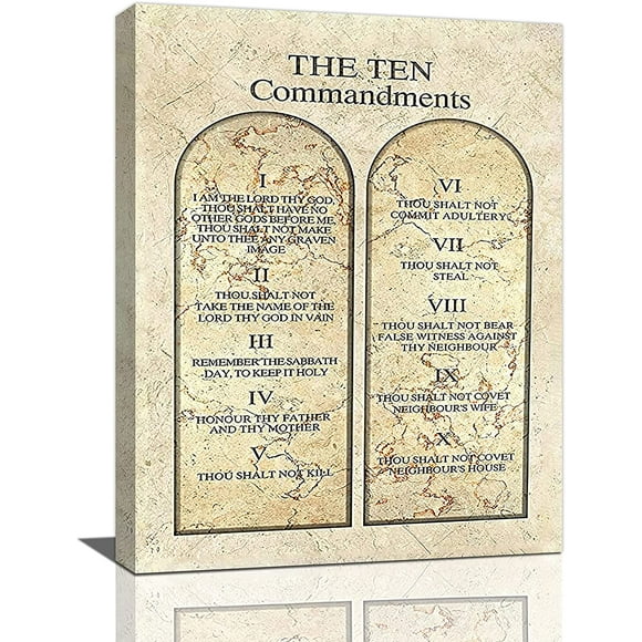 Ten Commandments Wall Art