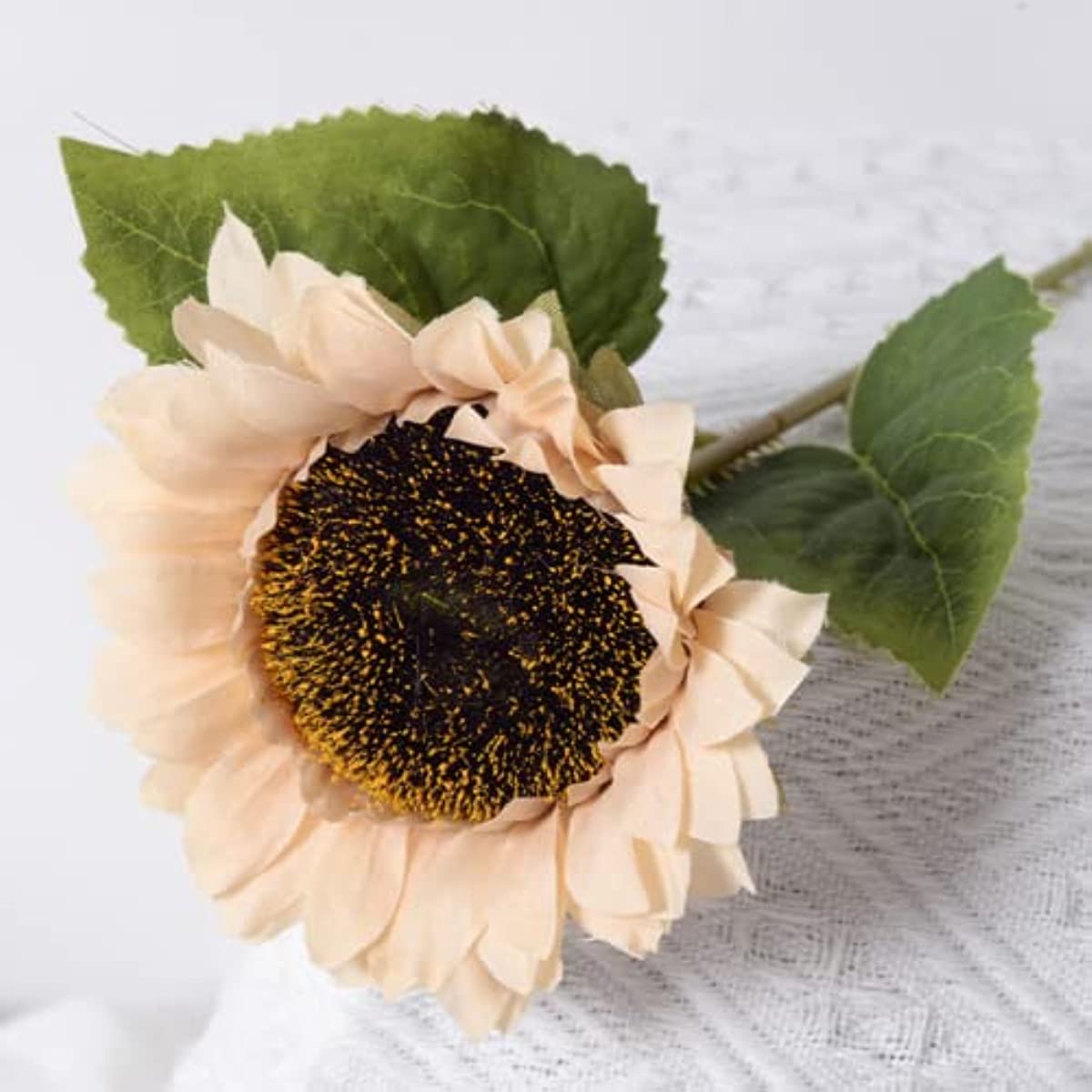HAOSHICS Sunflowers Artificial Flowers with Long Stem Fake Sunflowers ...