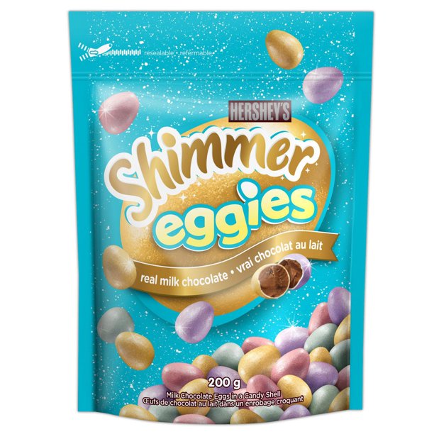 HERSHEY'S SHIMMER EGGIES Milk Chocolate, Easter Eggs, 200g - Walmart.ca