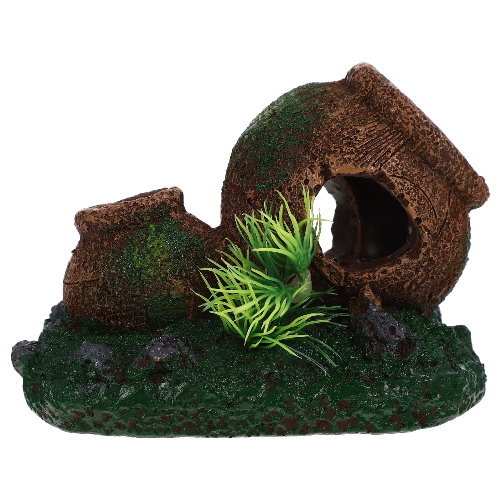 Aquarium Shrimp Hideout Fish Hideout Cave Resin Cave Ornament Fish ...