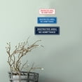 Signs ByLITA Standard Restricted Area No Admittance Sign (Blue ...