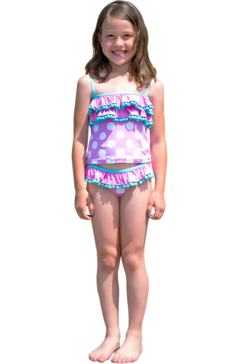 Momo Baby Girls 4 12 Two Piece Rae Tankini Swimsuit Walmart