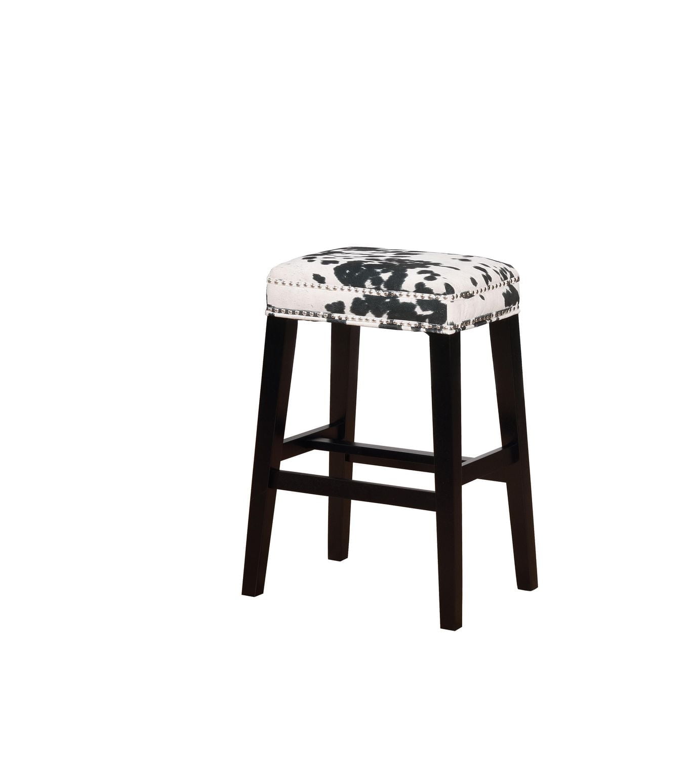 Carter Black Cow Print Bar Stool - Walmart.ca