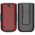Case with Clip for Nokia 2720 V Flip Phone, Nakedcellphone [Red] Snap ...