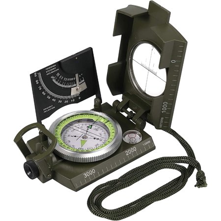 Lepai Professional Military Hiking Compass with Clinometer Metal ...