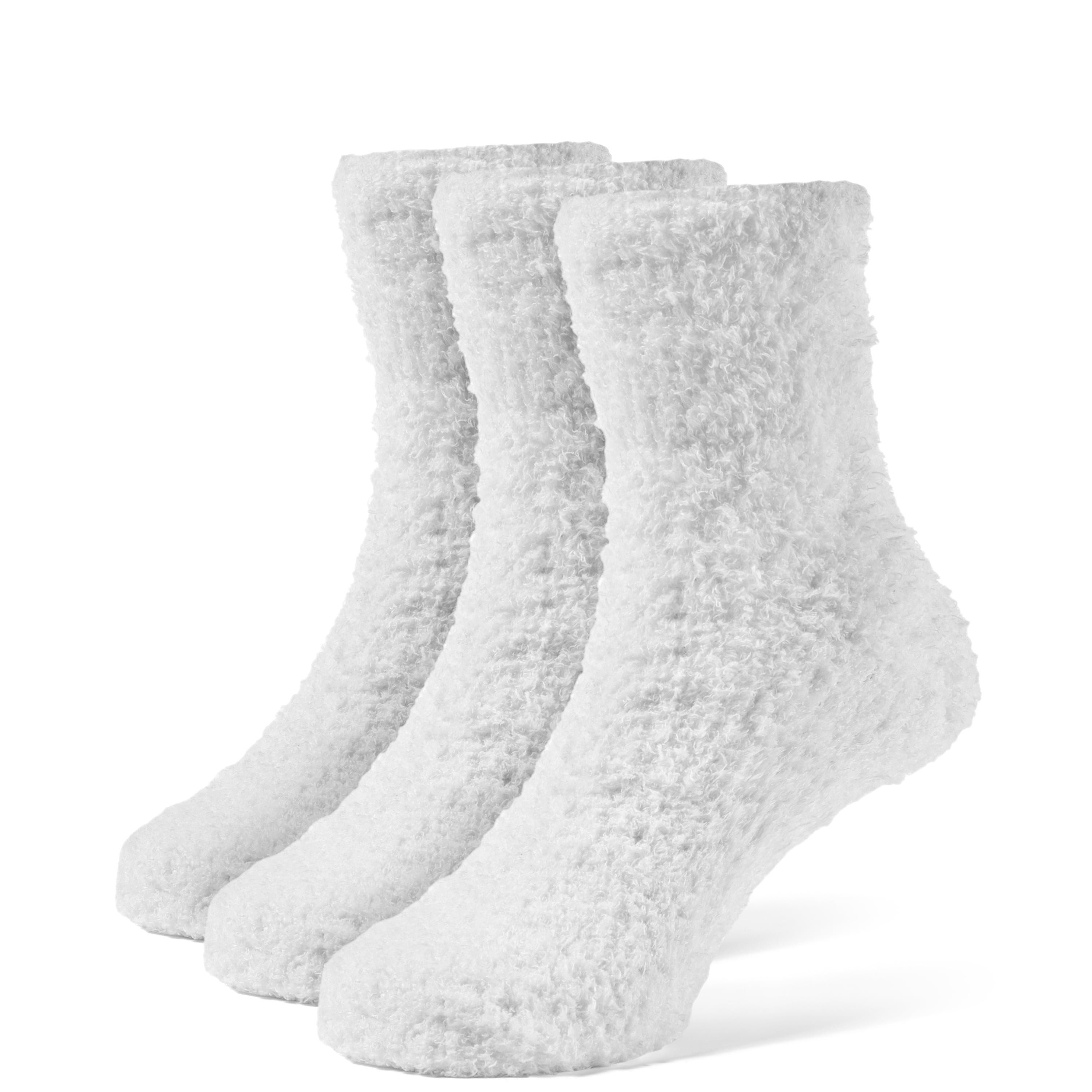Galiva Girls' Fuzzy Quarter Cozy Socks - 3 Pairs - Walmart.com