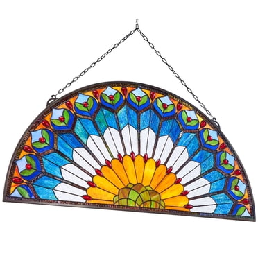 Louis Comfort Tiffany Four Seasons Set Mosaic Stained Glass Art With ...