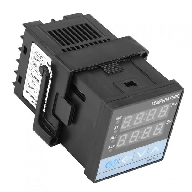 Controlador de temperatura de salida de relé SSR, controlador de temperatura PID digital MC101 ...