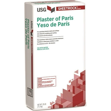 Sheetrock 380261 Fast Setting Plaster Of Paris, 25 lb, Bag, White to ...