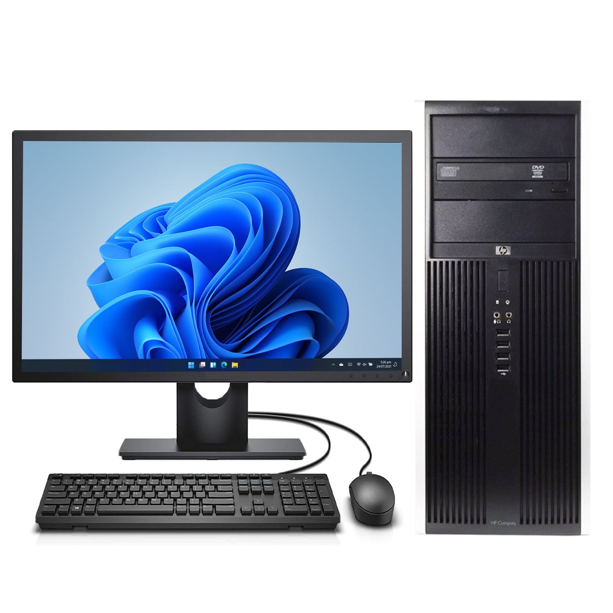 Used Desktop Computers HP Windows 11 PC Tower Intel 2.13GHz 4GB Ram 1TB ...