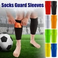 1Pair Soccer Shin Guard Football Crashproof Calf Protector Nylon Leg ...