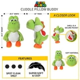 Super Mario Kids Yoshi Bedding Plush Cuddle and Decorative Pillow Buddy ...