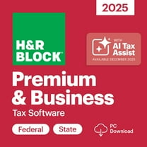 H&R Block Tax Software Premium & Business 2025 for Windows (Digital ...