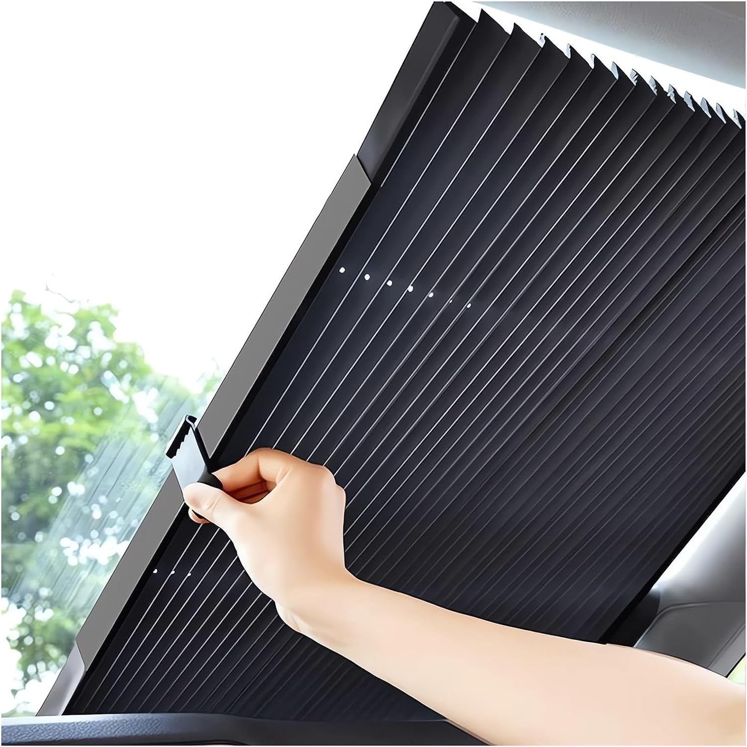 Parasol retráctil YONGSHENG para ventana trasera de automóviles 46 cm ...