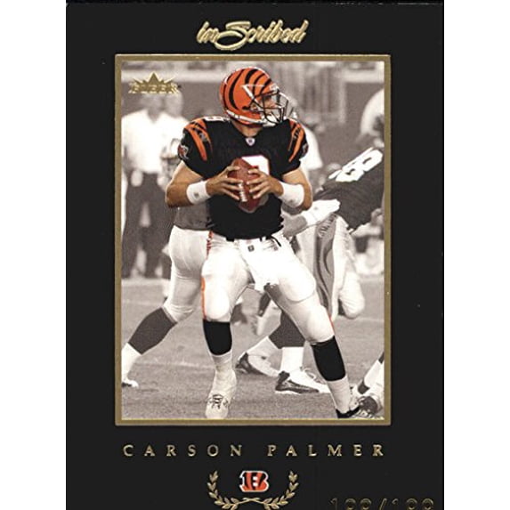 2004 Fleer Inscribed Black Border Gold #30 Carson Palmer /199 NFL ...