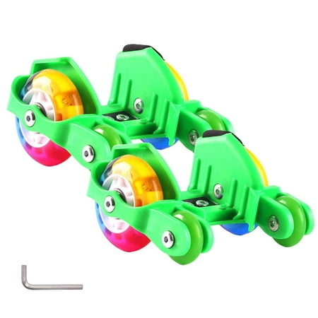 Heel Wheel Skates with Lights Heel Wheel Shoes Adjustable Roller Heel ...