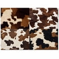 Area Rugs Indoor Non-Slip Rectangle Rug 5x7 Ft Cowhide Cow Skin Texture ...