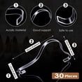30-pack acrylic sandal display stand, retail store display stand, shoe ...
