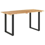 vidaXL Dining Table Kitchen Table Dining Room Dinner Table Solid Acacia ...