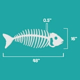 JennyGems Bonefish Wall Art, Weatherproof Paintable PVC Nautical Fish ...