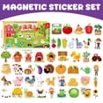 48PCS Fridge Magnet Magnetic Letter and Number Set Educational Magnetic ...